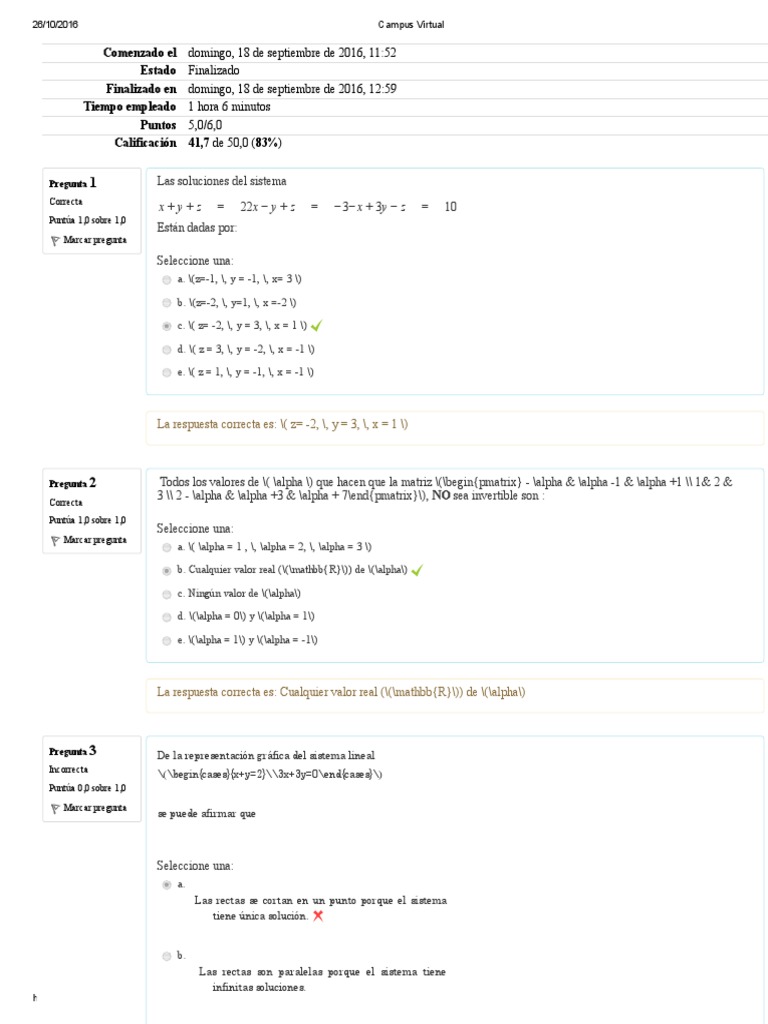 Examen 1 Calculo II Poli | PDF | Matriz (Matemáticas) | Física teórica