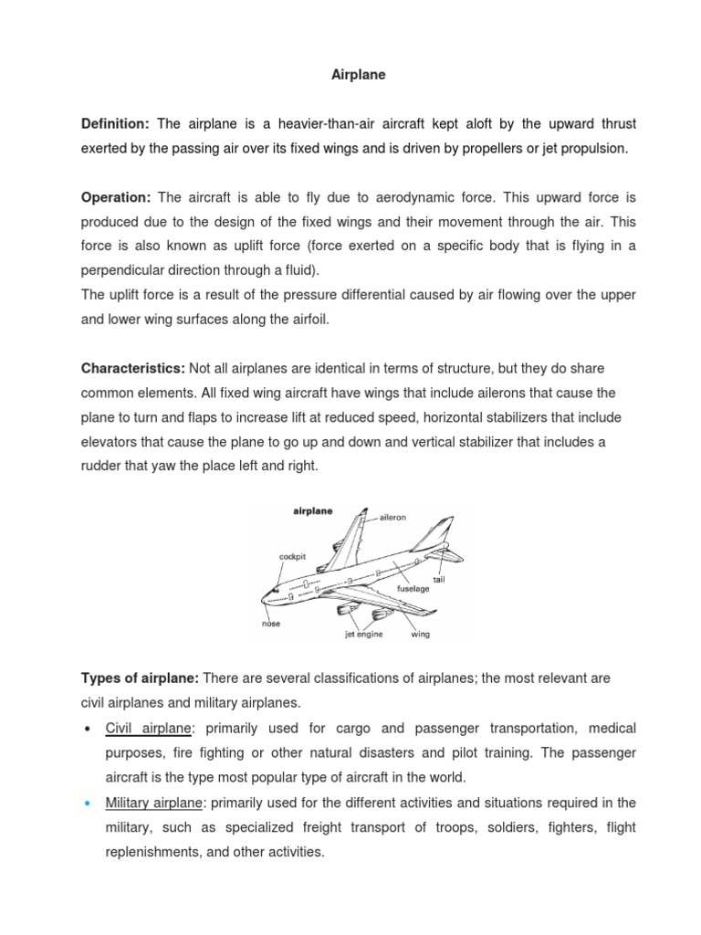 Airplane | PDF | Airplane | Aircraft