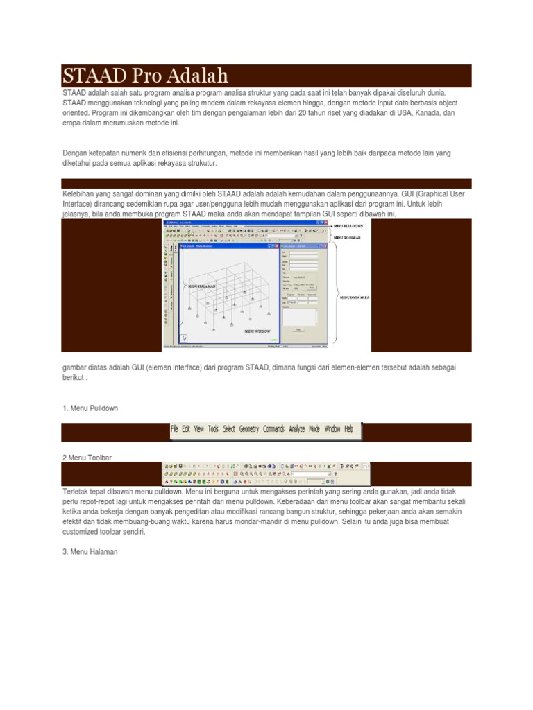 Staad Pro Adalah Pdf