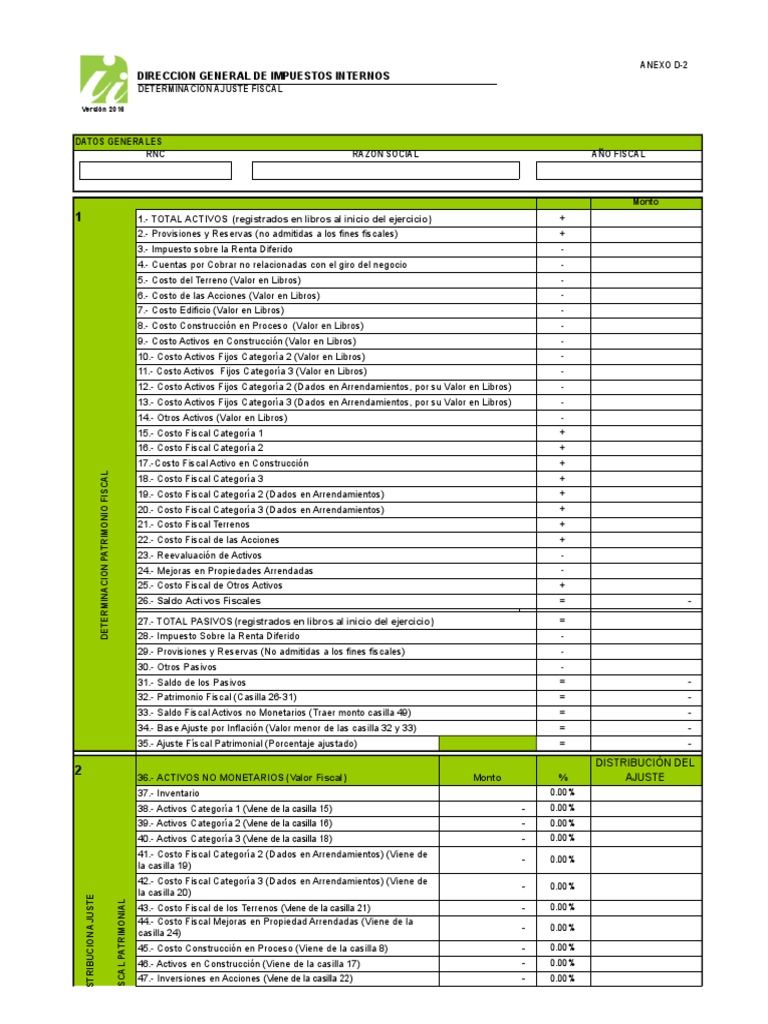 Ejemplo de IR-2 2017