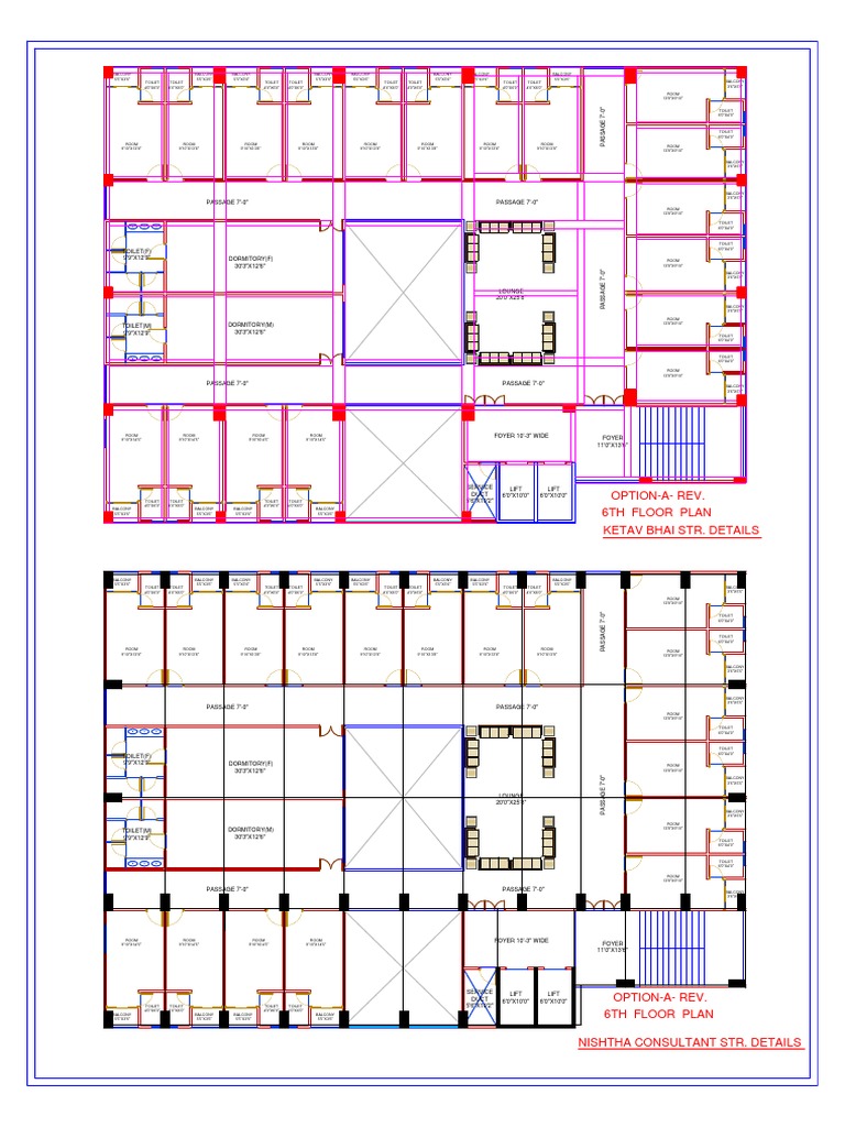 6Th Floor Plan Option-A-Rev | PDF | Stockholm