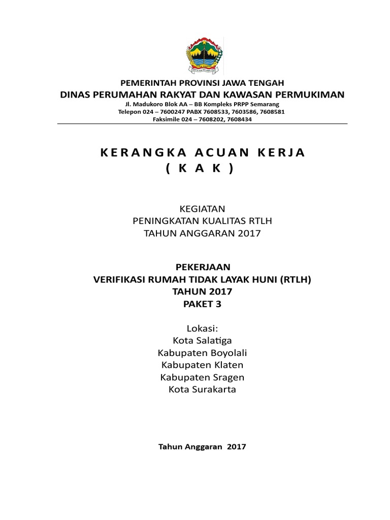 Kak Verifikasi RTM 2017 PKT 3 (16 Maret) | PDF | Hukum | Griya & Taman