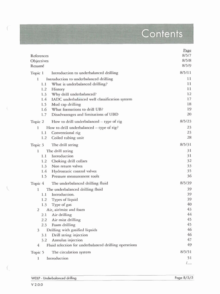 08.05. Underbalanced Drilling | PDF | Oil Well | Drilling Rig