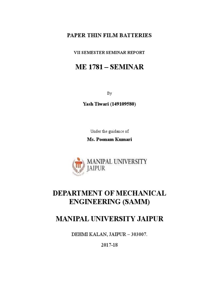 Seminar Report Template | PDF | Finite Element Method | Letter Case