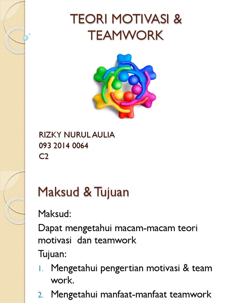 Teori dan Manfaat Teamwork Efektif | PDF