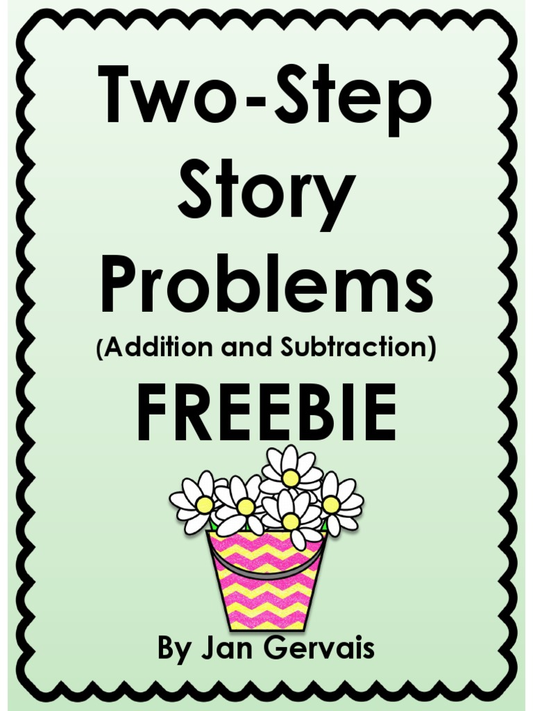 Two-Step Story Problems Freebie: by Jan Gervais | PDF | Fruit | Leisure