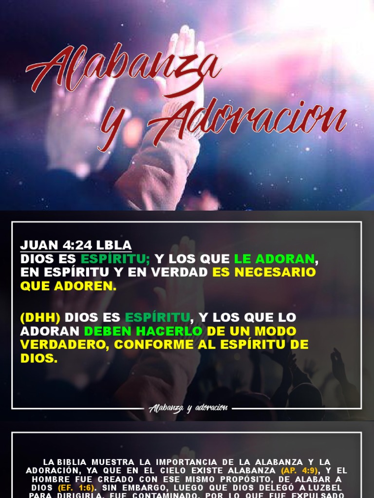 La Alabanza y Adoración en la Biblia | PDF | Religión y espiritualidad