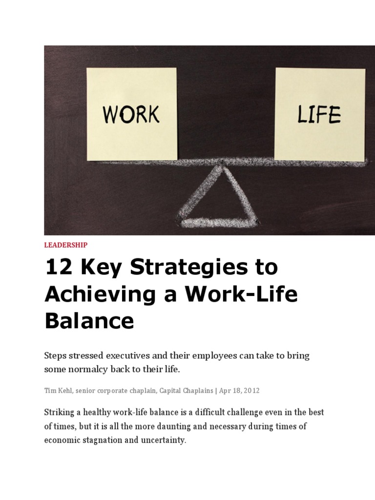 Christian Chan | PDF | Work–Life Balance | Physical Exercise