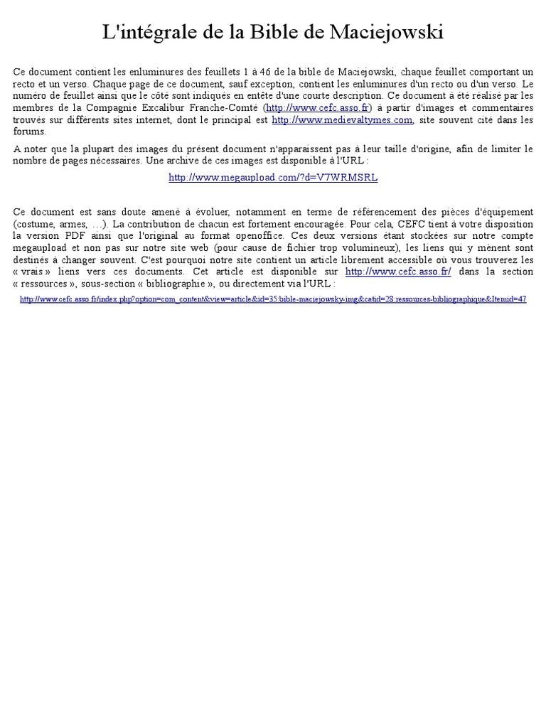 Enluminures de la Bible de Maciejowski | PDF | David | Samuel