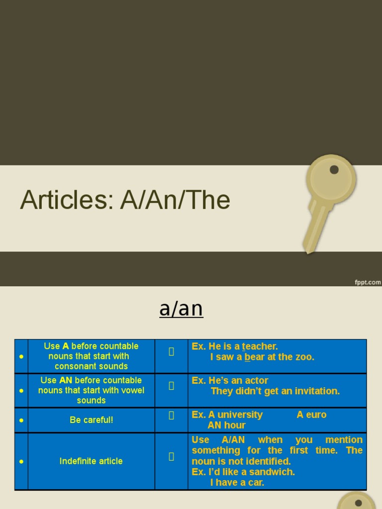 A An The | PDF | Noun | Linguistic Typology