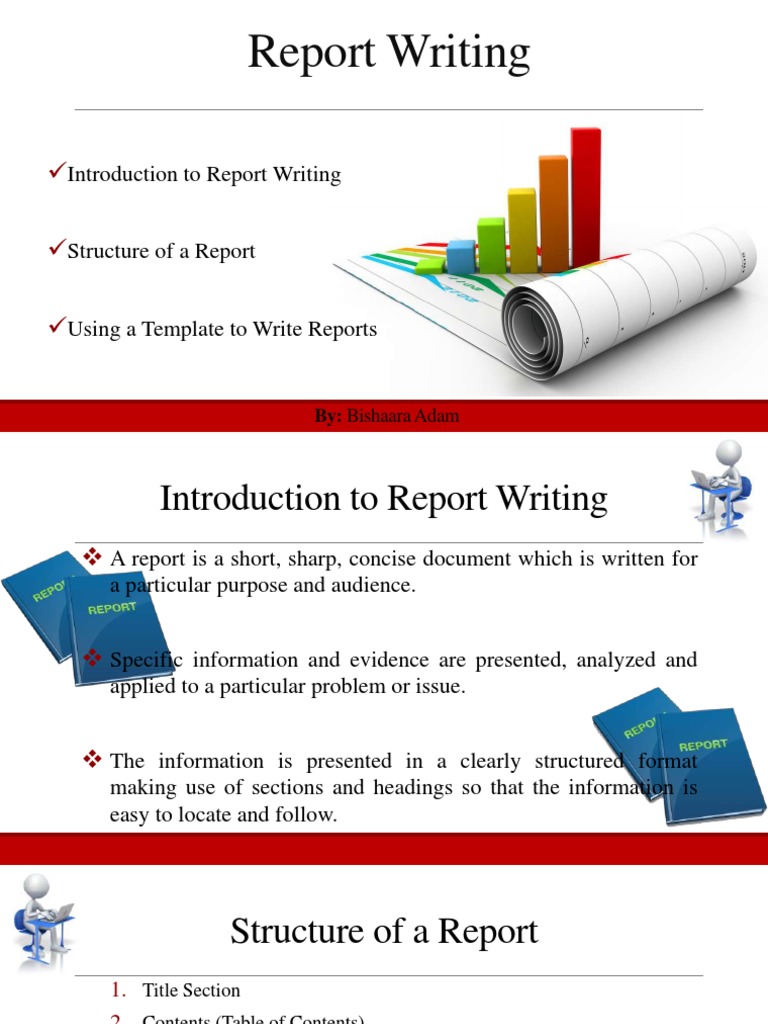 Introduction To Report Writing Download Free Pdf Table Of Contents