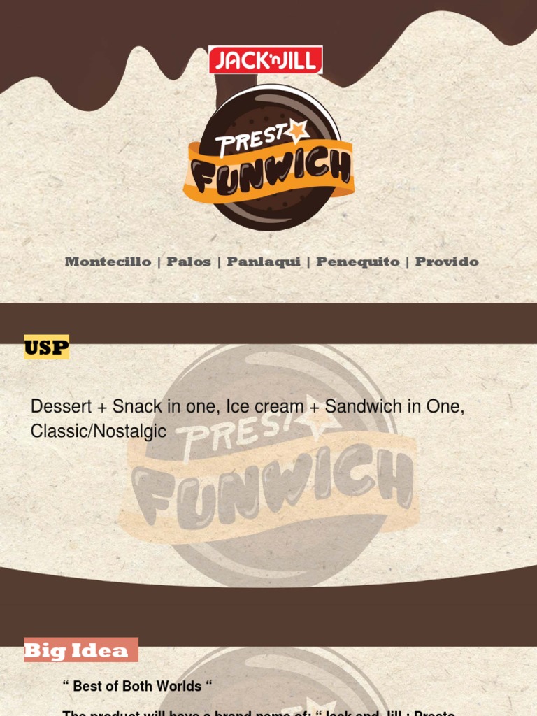 Presto Funwich - Ad Campaign | PDF