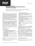 Astm F714 | PDF | Pipe (Fluid Conveyance) | Engineering Tolerance