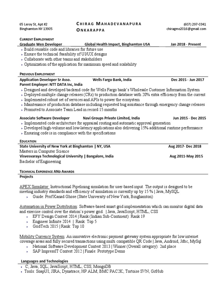 Resume Download Free Pdf Java Programming Language Java Script 0006