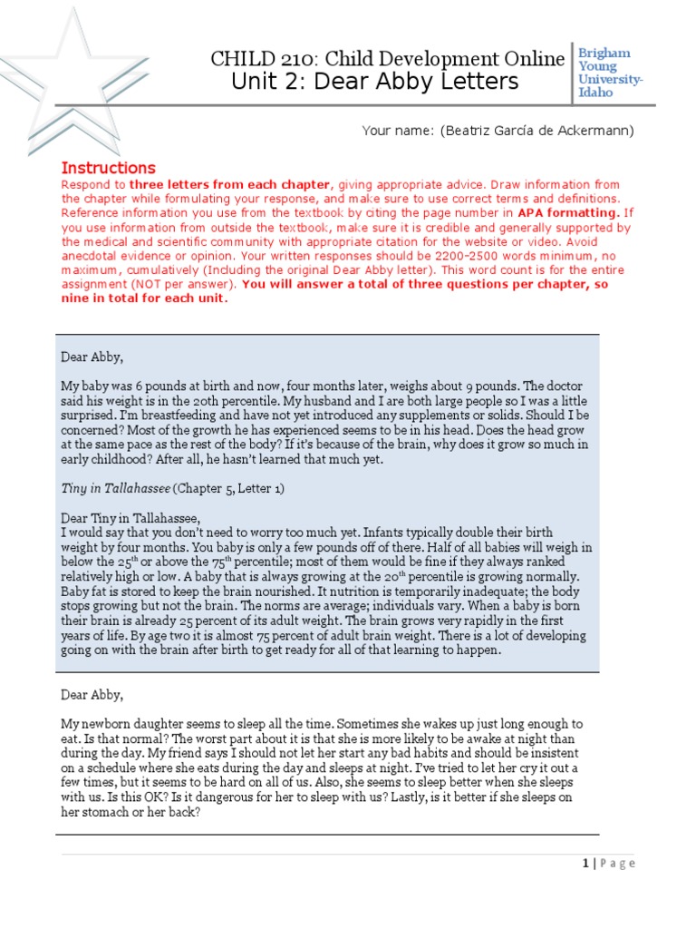 Advice on Infant Development Concerns | PDF | Attachment Theory ...