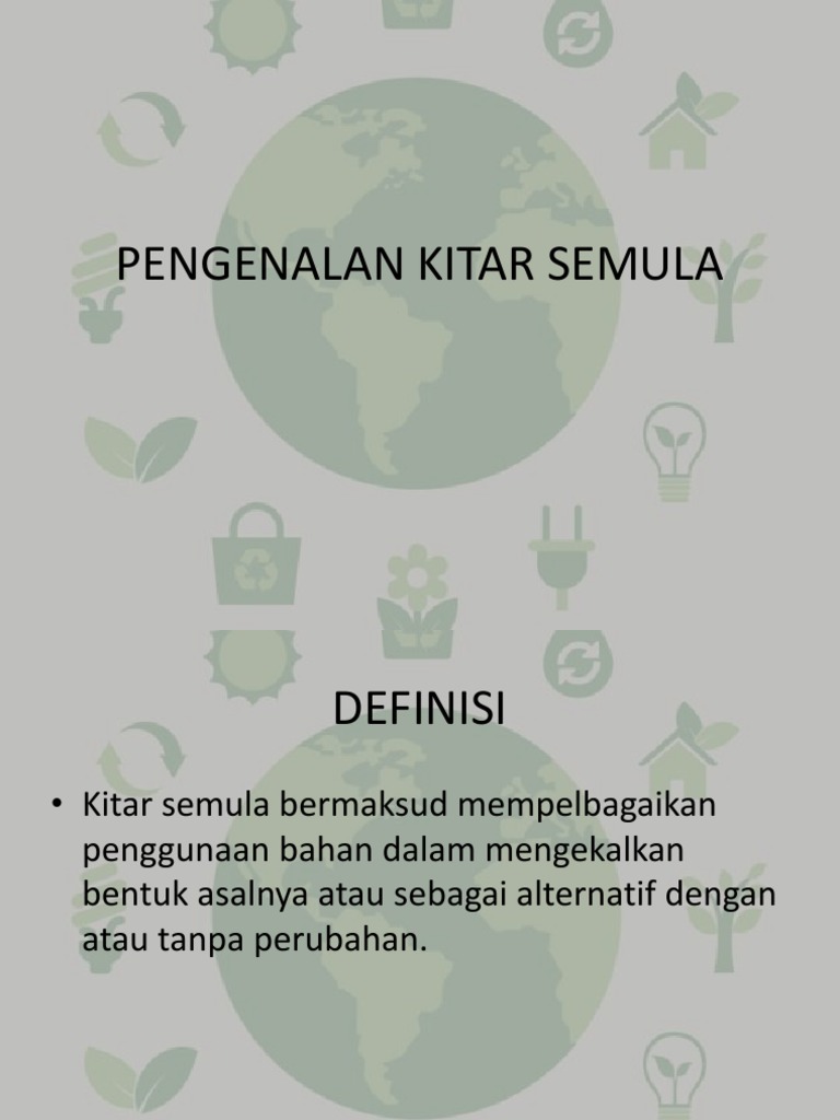 Pengenalan Kitar Semula | PDF
