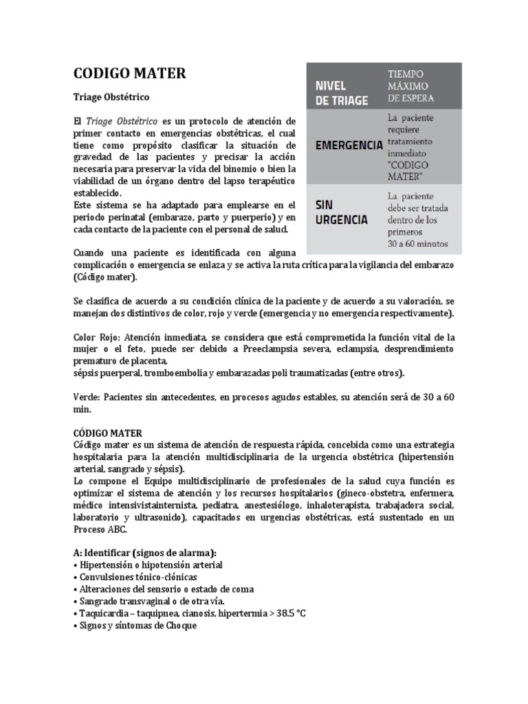 Codigo Mater | PDF