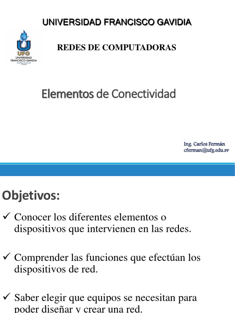 Elementos de Conectividad | PDF | Conmutador de red | Protocolos de internet