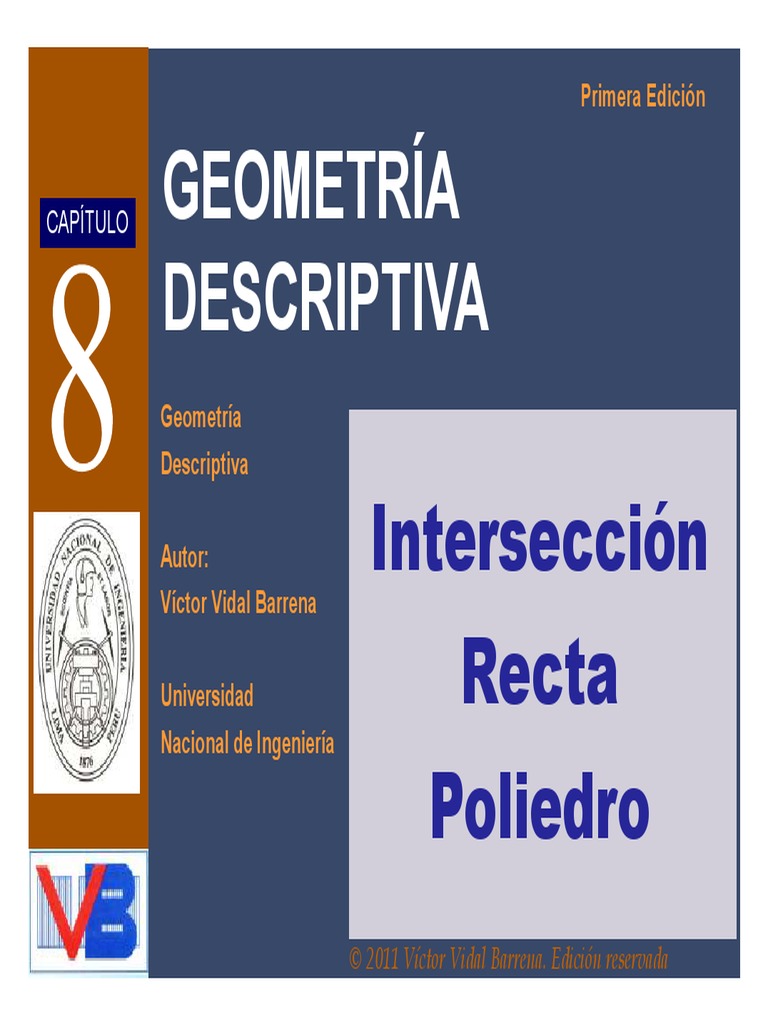 Cap 08 Interseccion Recta Poliedro Superficie PDF | PDF | Espacios topológicos | Politopos