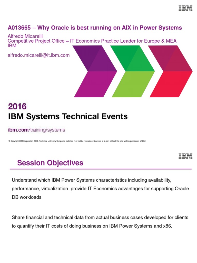 A013665 Why Oracle Is Best Running On Aix In Power Systems Pdf