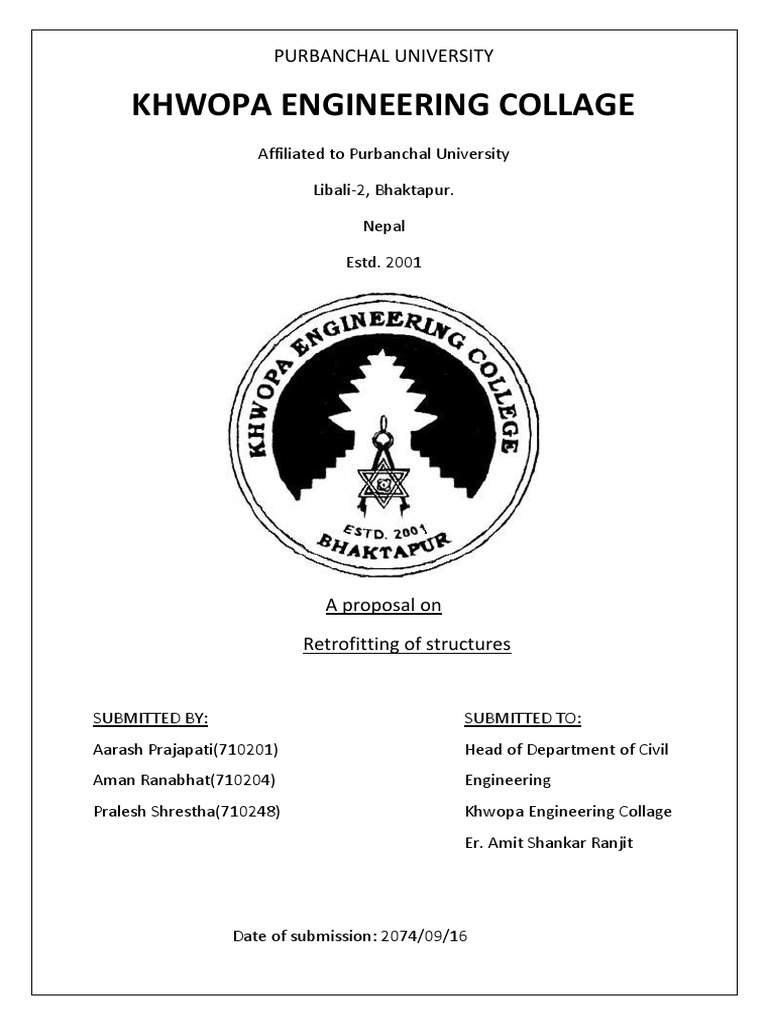 Khwopa Engineering Collage: Purbanchal University | PDF