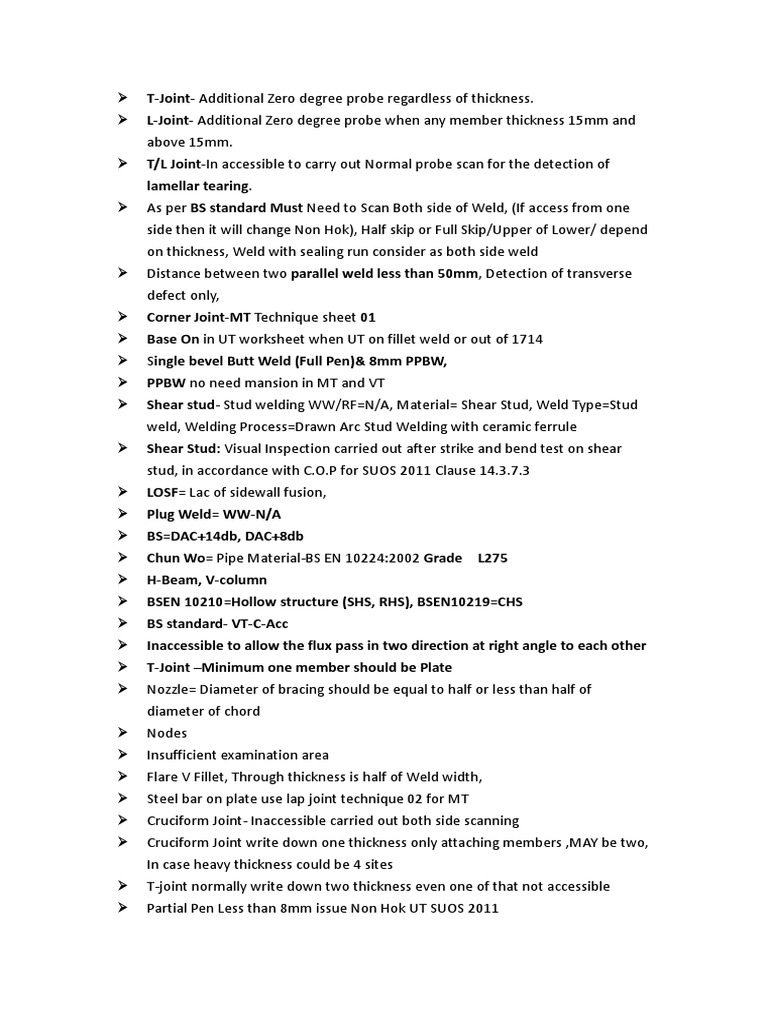 Acceptance Level As Per ISO 11666 | PDF | Welding | Construction
