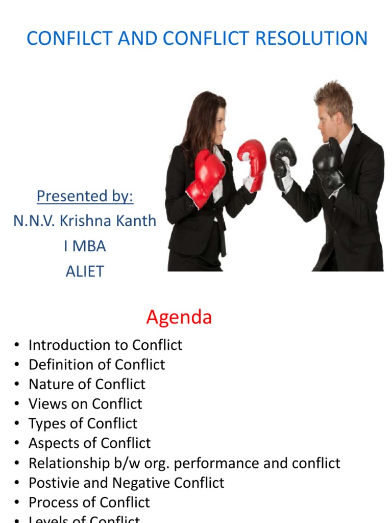 Conflict Resolution PDF | Download Free PDF | Conflict (Process) | Goal