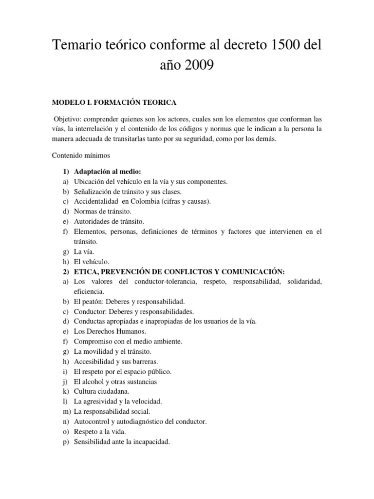 Material Teorico Modulo 1 Transito | PDF | Peatonal | Intersección (carretera)