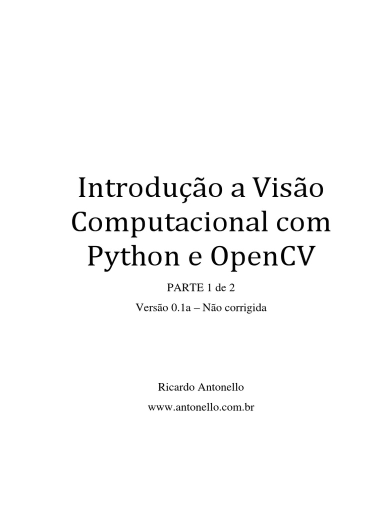 Visão Computacional com Python | PDF | Modelo de cores RGB | Histograma