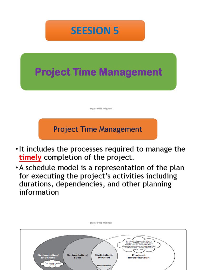 Project Time Management | PDF | Project Management | Production And ...