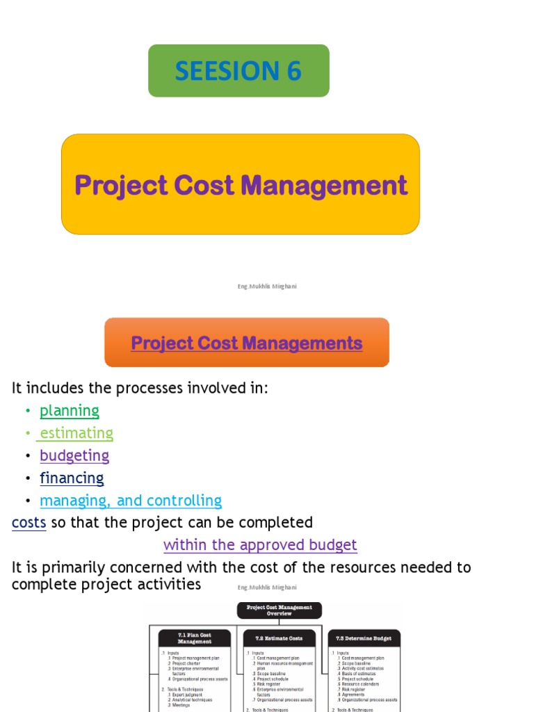 Project Cost Management | PDF | Production And Manufacturing | Leadership