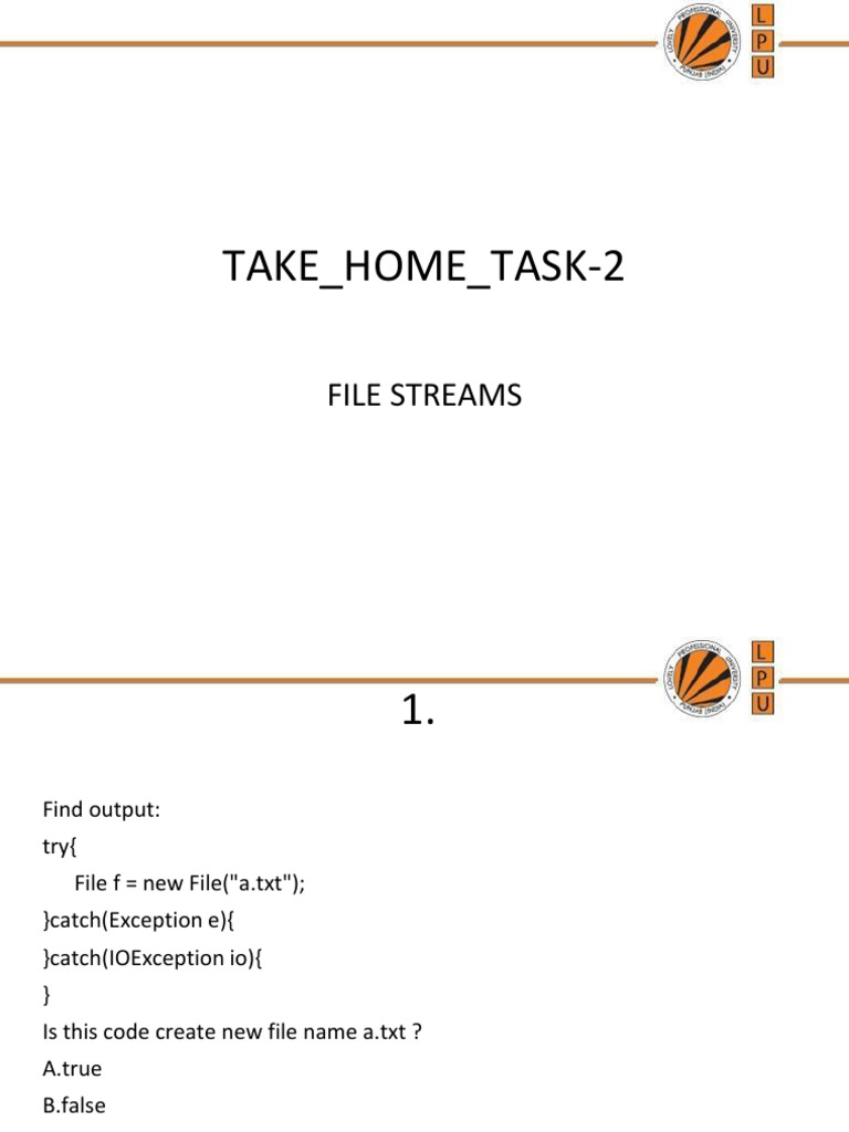 Java Filestream HM2 | PDF | C (Programming Language) | Computer File