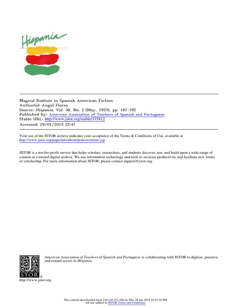 Angel Flores (Magical Realism) | PDF | Romanticism | The Metamorphosis