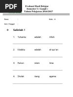 Soal Ujian TK B 2023 - 2 | PDF