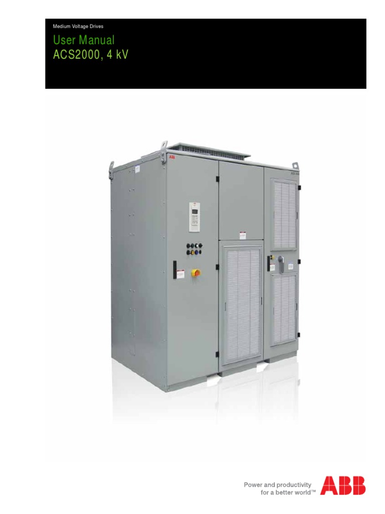 UM00 ACS2000 - 4kVUserManualRevF | PDF | Electrical Wiring | Power Supply