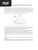 Characteristic Strength Calculation Guide | PDF