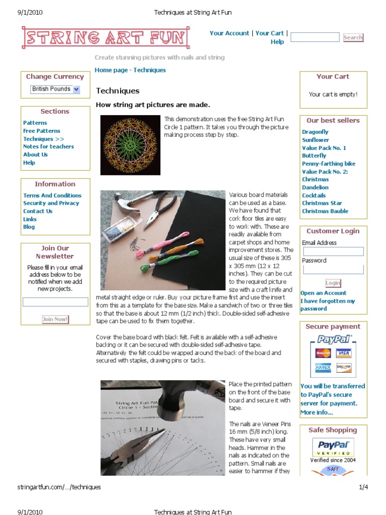 Techniques At String Art Fun Pdf