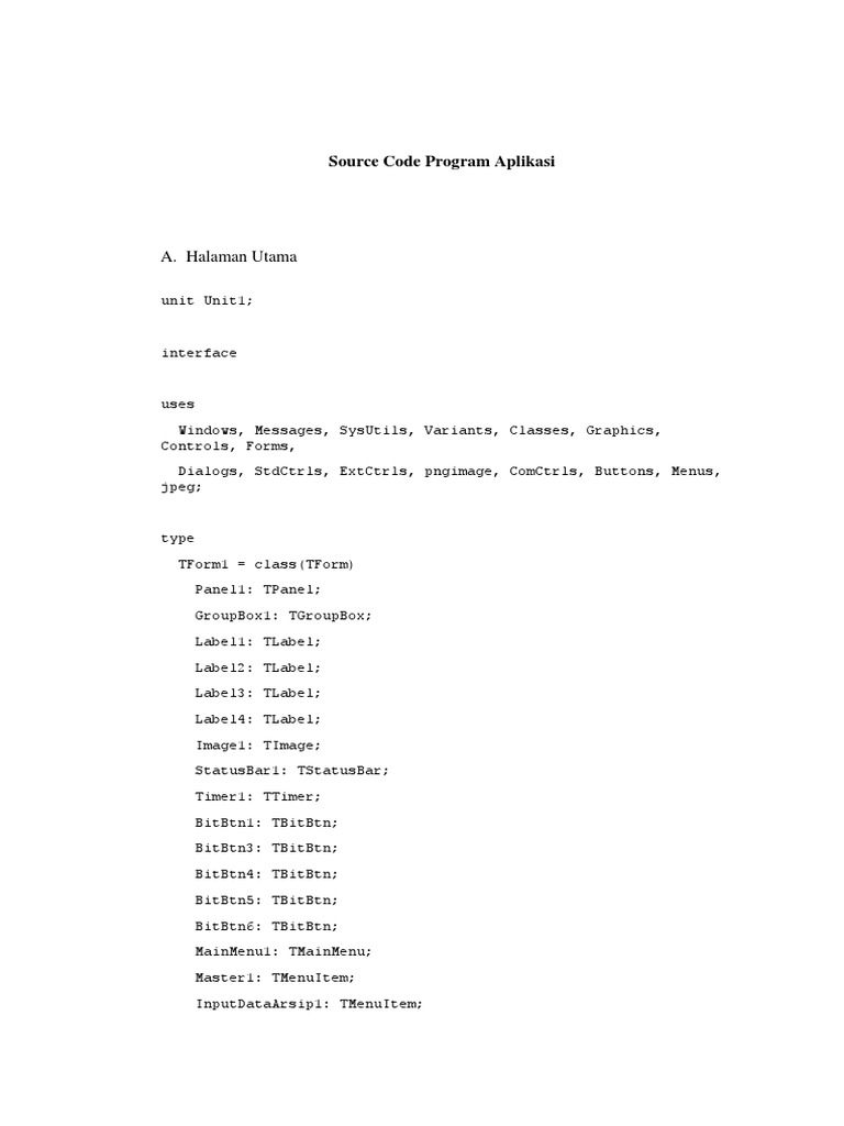 Source Code Program Aplikasi Pdf Button Computing Object Computer Science