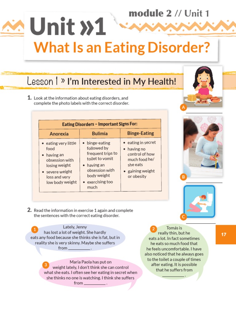 What Is An Eating Disorder?: Unit 1 | Download Free PDF | Eating ...