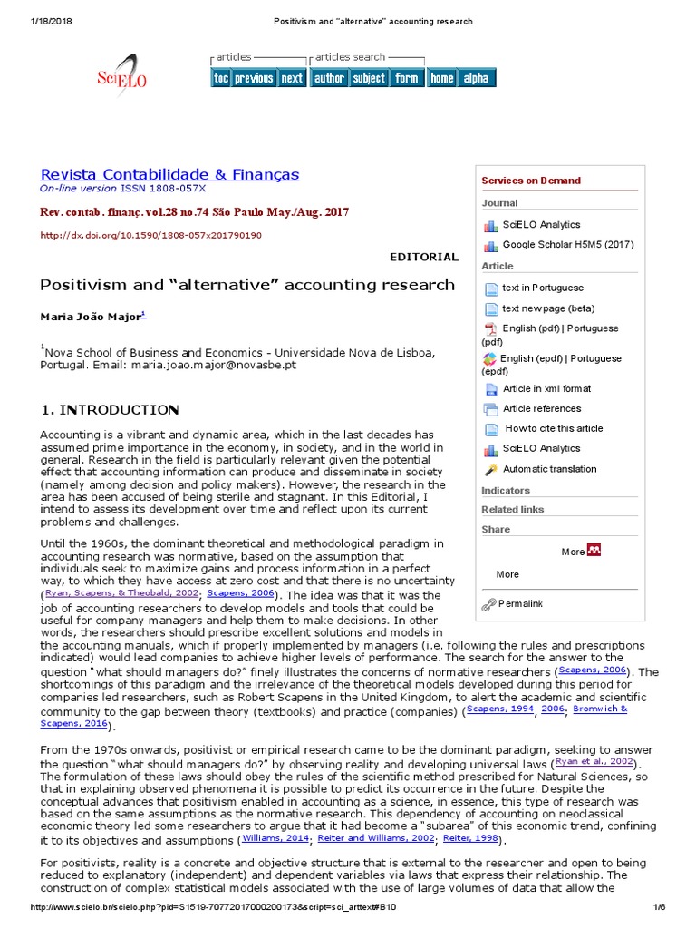 The Importance of ABC Models in Cost | PDF | Positivism | Qualitative ...