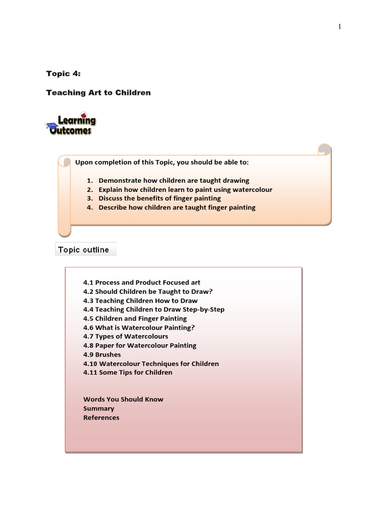 Topic 4.teach - Visual.fin | PDF | Drawing | Paintings