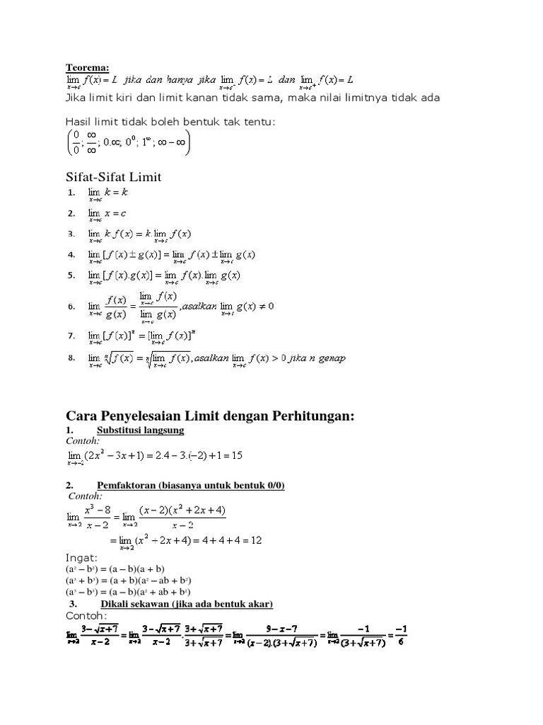 Soal Limit | PDF