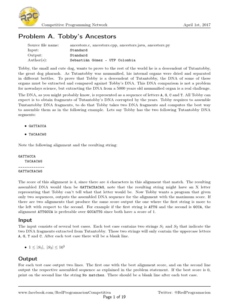 Problem Set | PDF | String (Computer Science) | Sequence