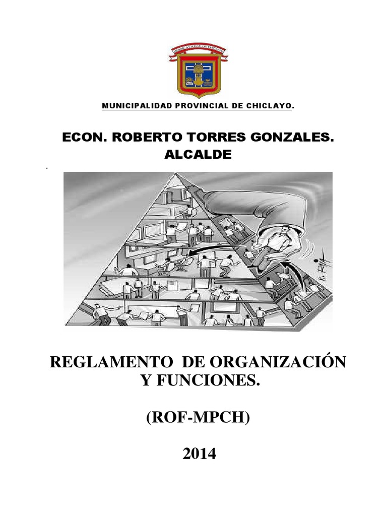 Rof MPCH 2014 Modificado (O.m. 08) | PDF | Alcalde | Defensa Civil