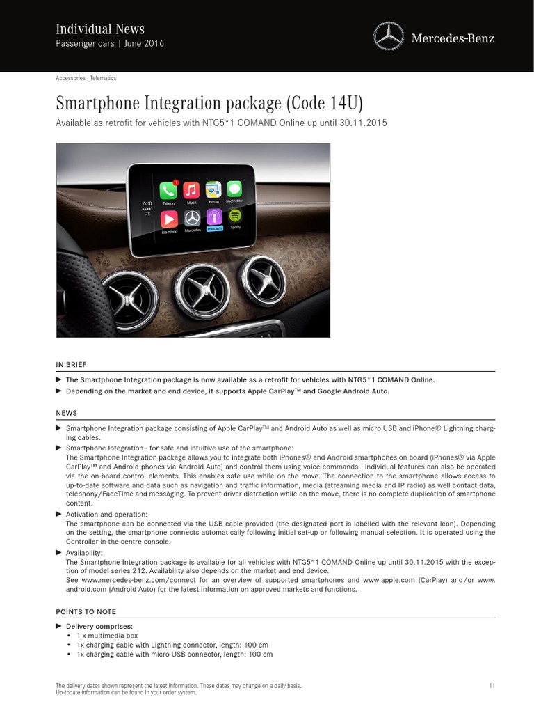 14u Smartphone Integration