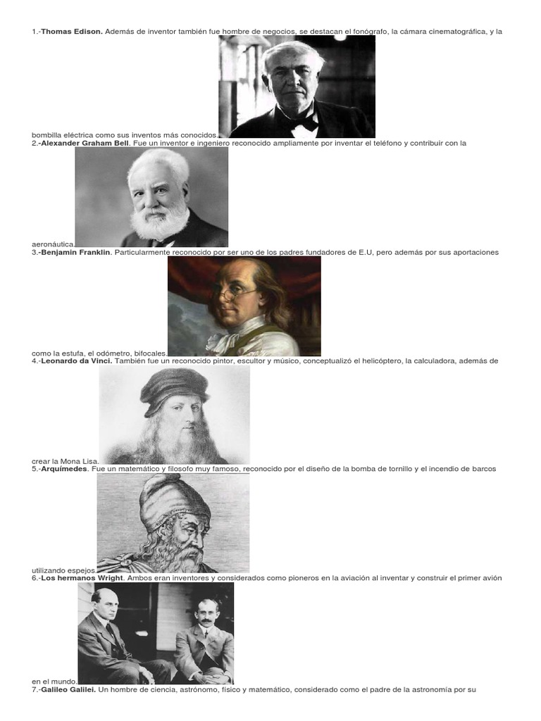 Científicos De La Física Y Sus Inventos Las 9 Aportaciones De