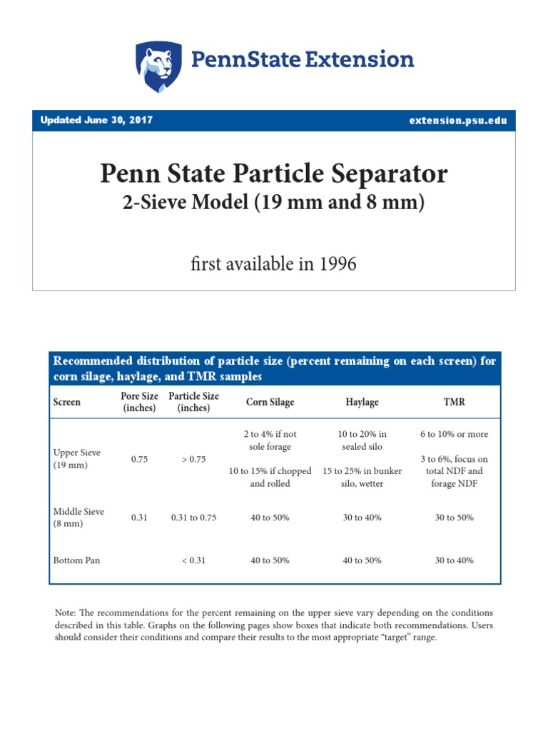Particle Separator Guidelines 1996 PDF | PDF | Nature