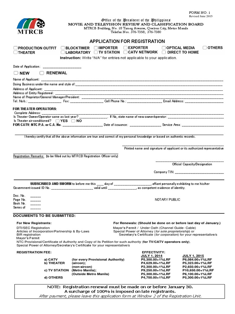 Registration | PDF | Government Information | Government