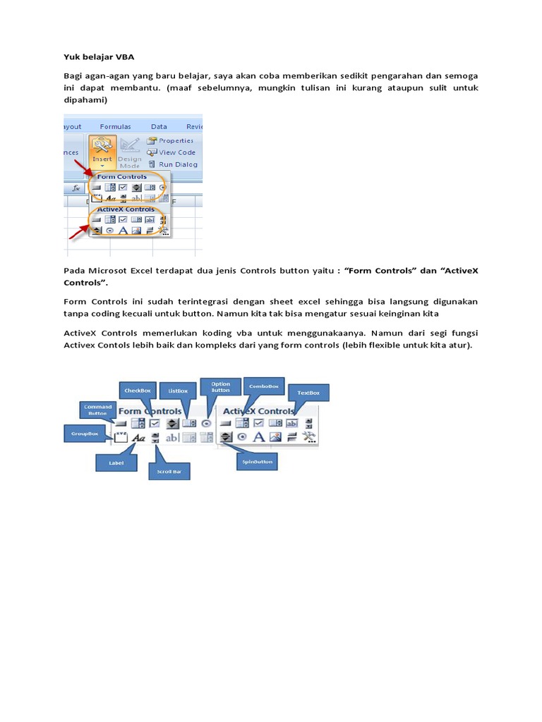 Yuk Belajar VBA | PDF