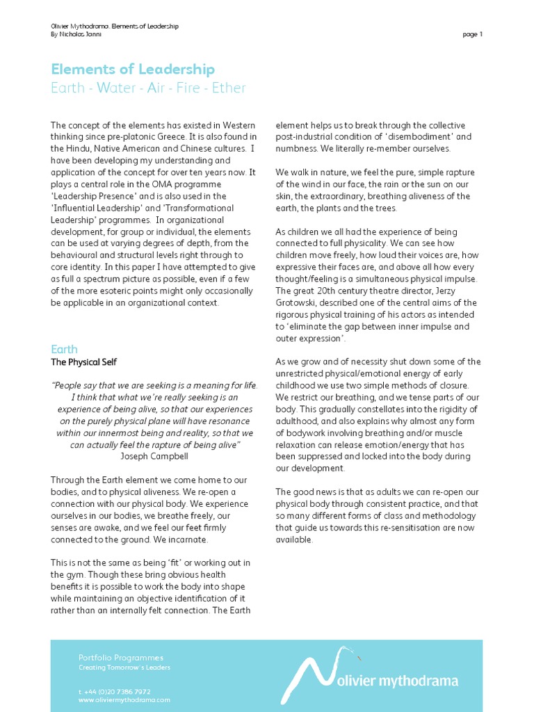 Elements of Leadership PDF | PDF | Anger | Consciousness
